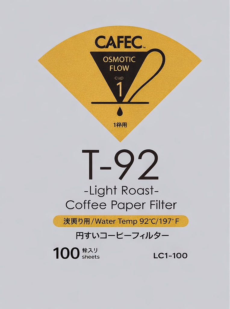 Nebo T-92 Specialty Coffee Filters – Light Roast, Hemp Fiber – Nebo ...