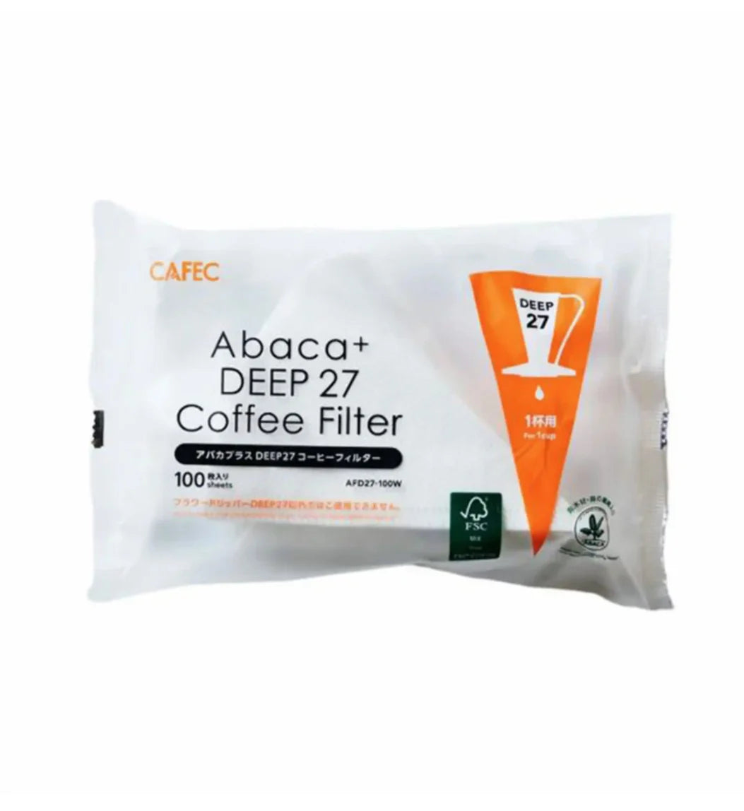 DEEP 27 Coffee Paper Filter – Abaca+ for Rich, Smooth Extraction – Nebo ...